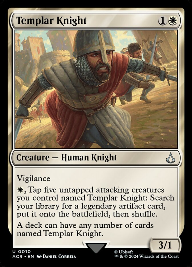 Templar Knight (Foil) – Armchair Generals